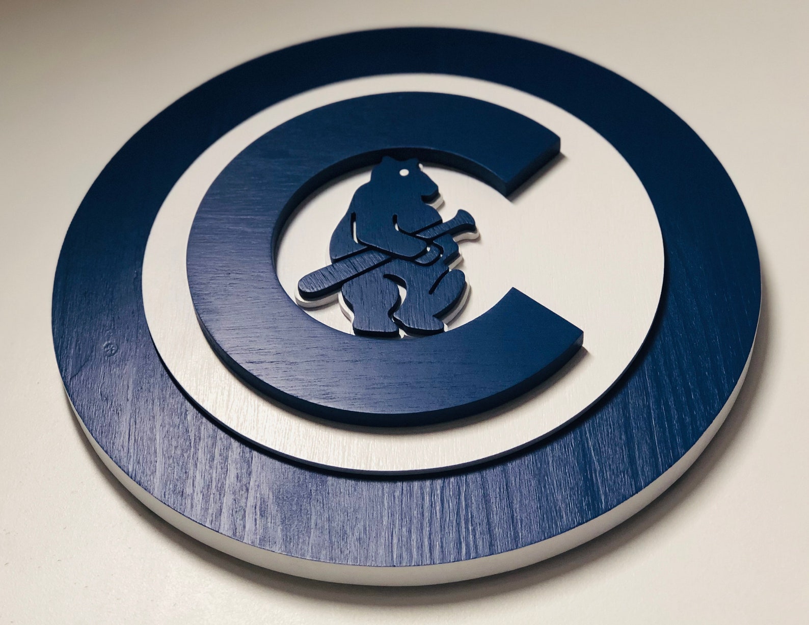3D Chicago Cubs Wooden Logo Cubnation Series 4 of 6 Collect - Etsy