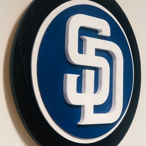 San Diego Padres Wooden Sign - Etsy