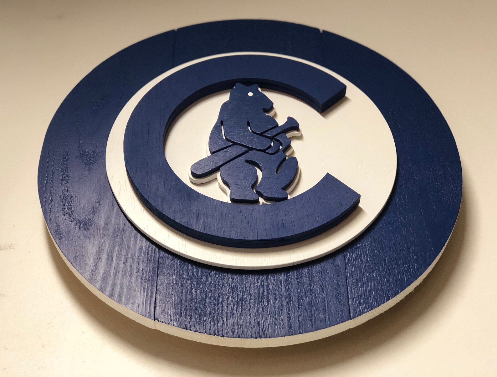 3D Chicago Cubs Wooden Logo CubNation Series 4 of 4 Collect | Etsy