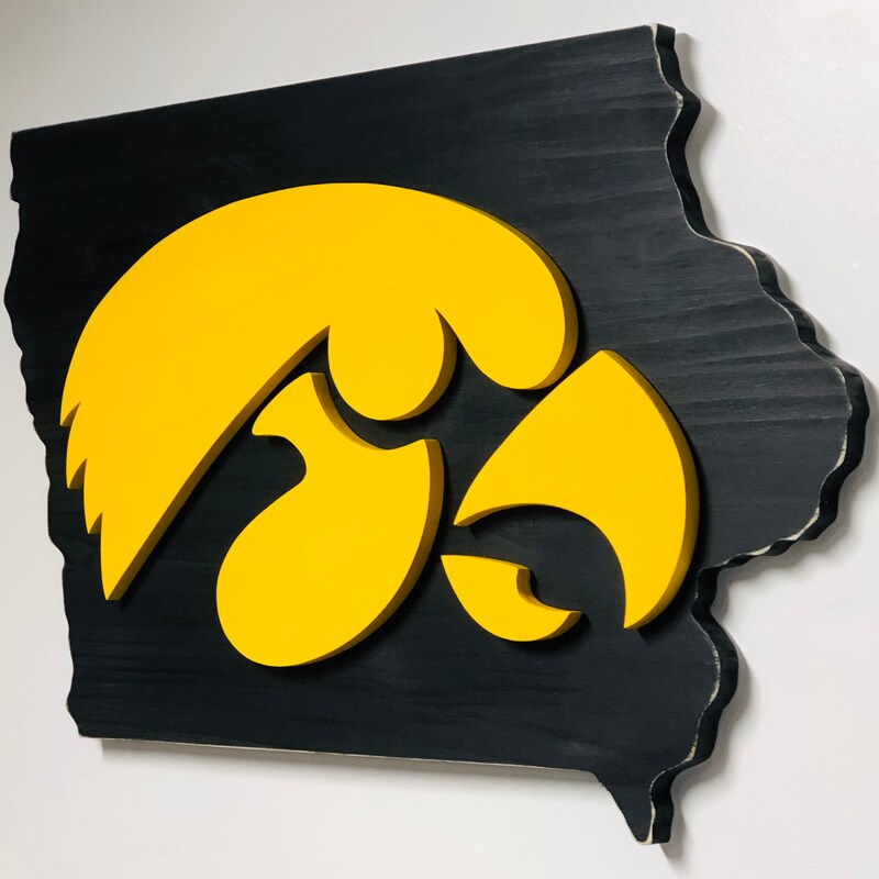 Iowa Hawkeye Sign - Etsy