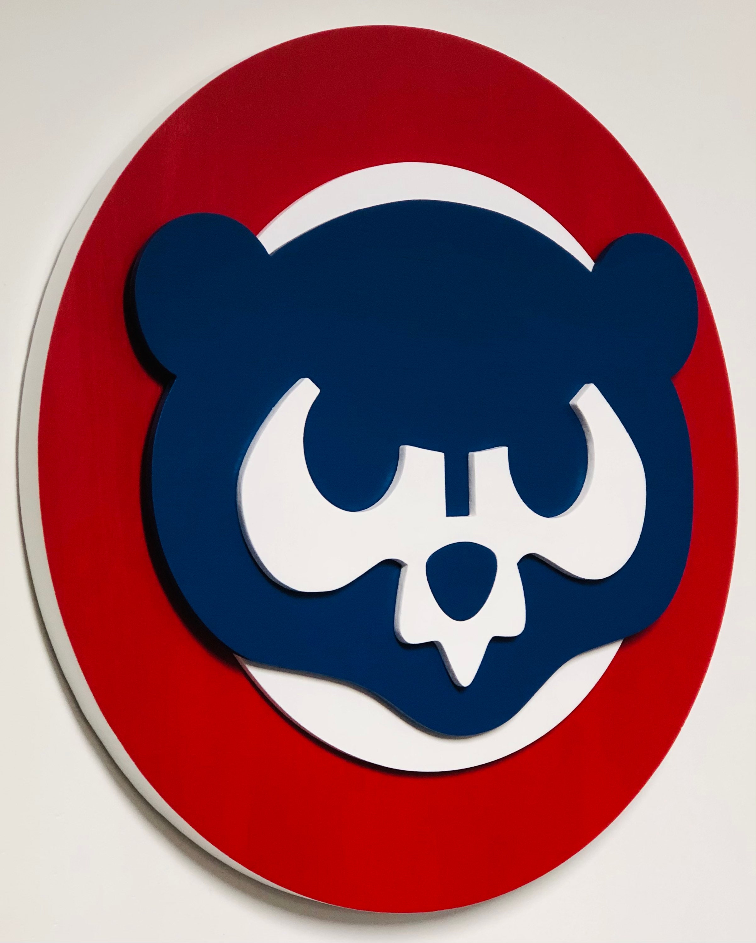 3D Vintage Chicago Cubs Wooden Logo Cubnation Series 2 of 6 | Etsy