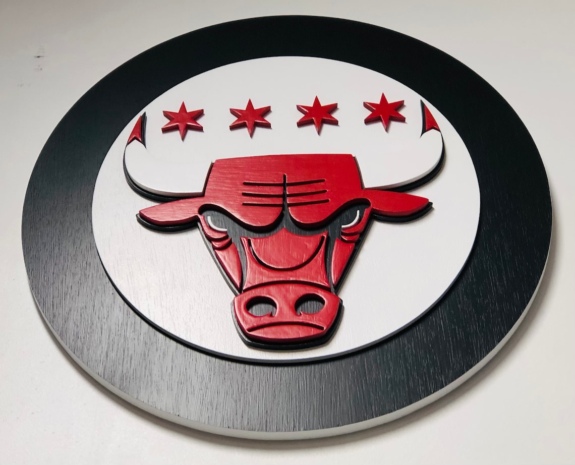 Chicago Bulls Wooden Sign | Etsy