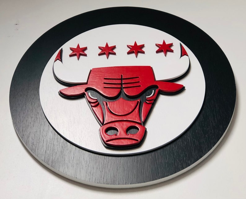 Chicago Bulls Wooden Sign | Etsy