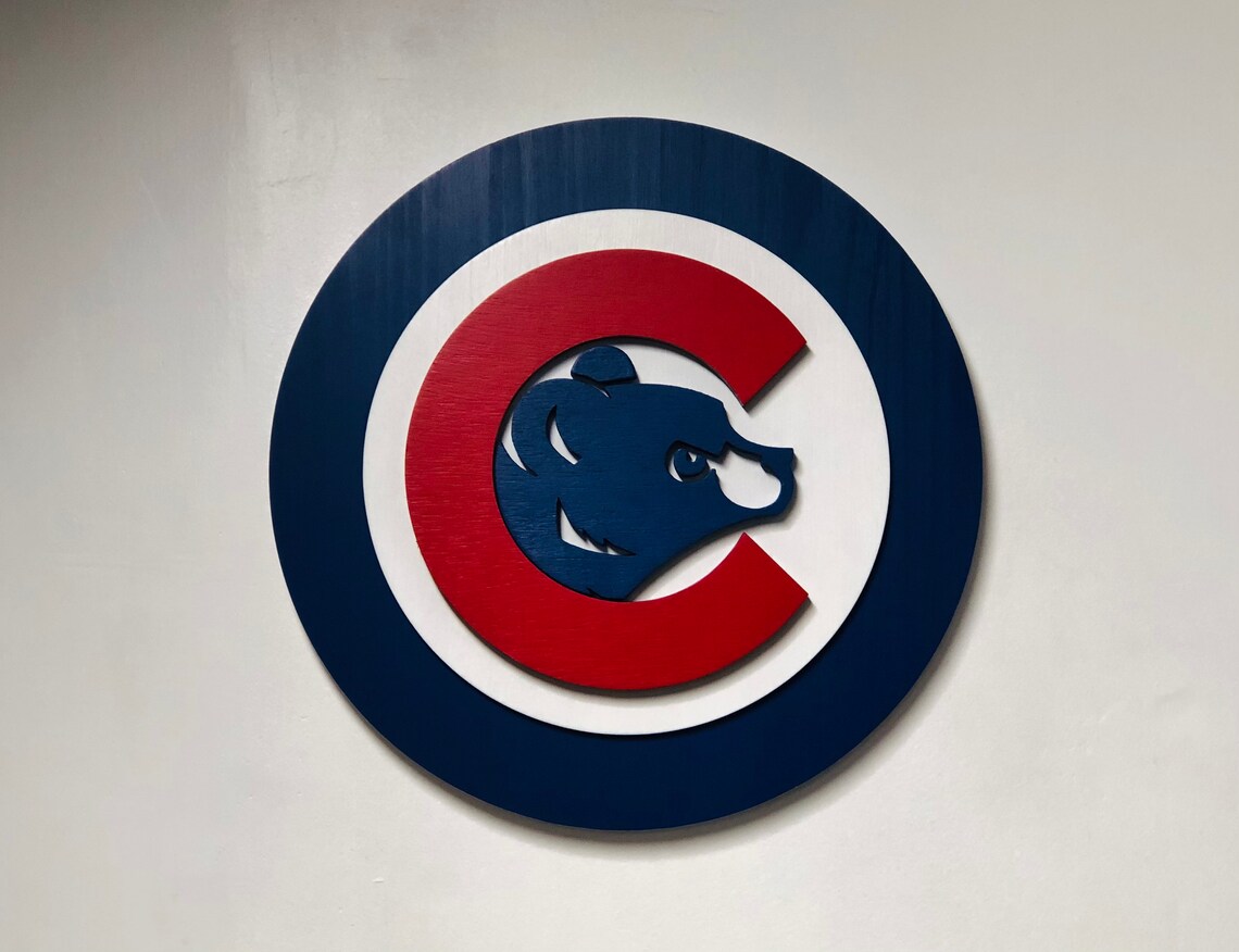 3D Chicago Cubs Wooden Logo Cubnation Series 3 of 6 Collect - Etsy