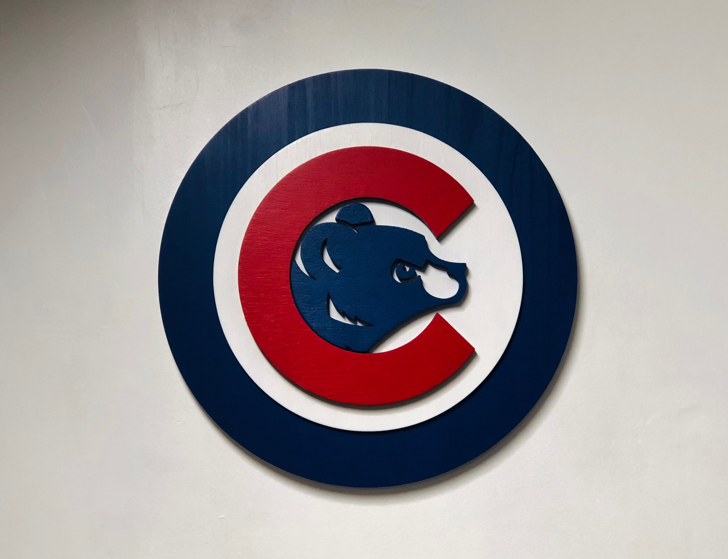 3D Chicago Cubs Wooden Logo Cubnation Series 3 of 6 Collect - Etsy