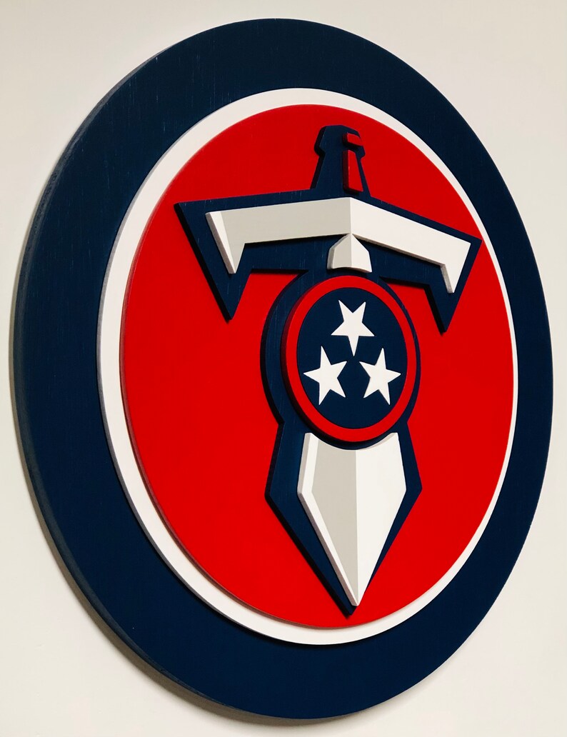 Tennessee Titans T Sword Wooden Sign | Etsy