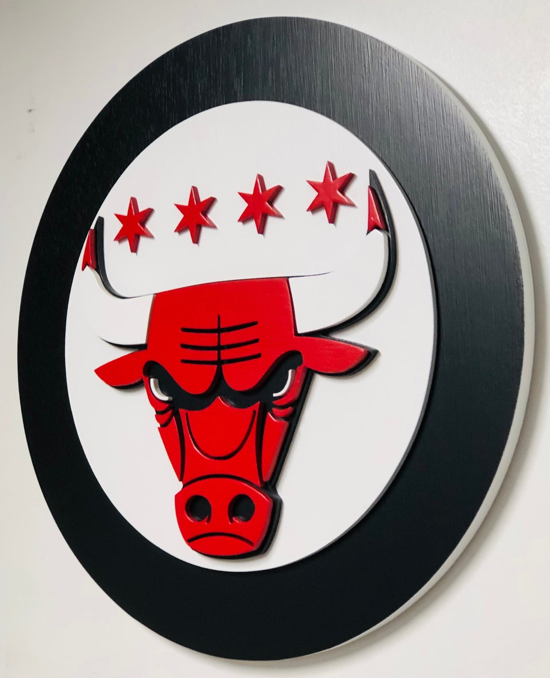 Chicago Bulls Wooden Sign - Etsy
