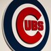 3D Chicago Cubs Wooden Logo, Cubnation Series 1 of 6 Collect Them All ...
