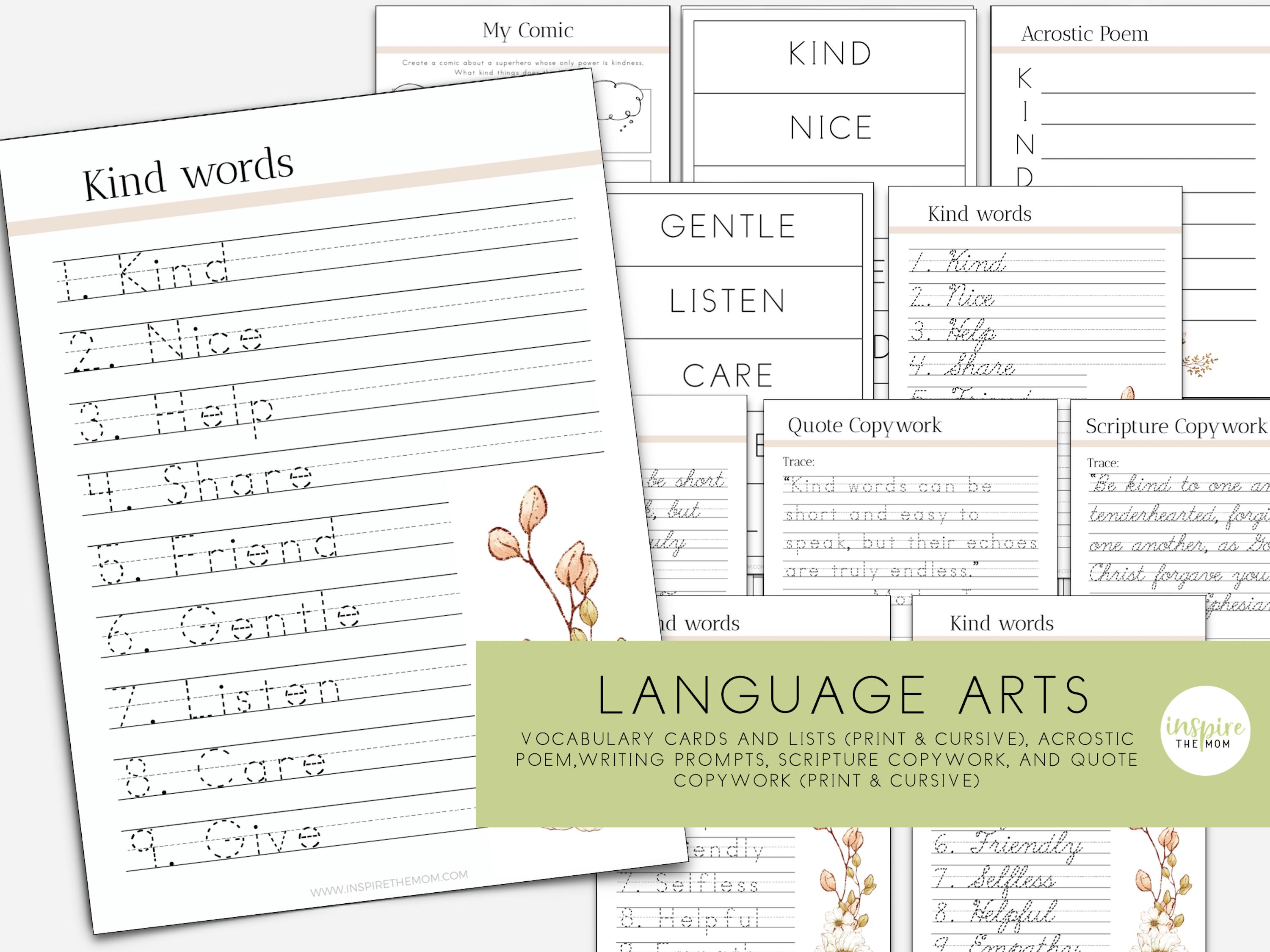 Kindness Character Trait Unit Study for Kids | Prek–4th Grade ...