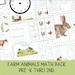 Farm Animal Unit BUNDLE, Nature Study, Math, Language Arts, Handwriting ...