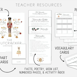 Nutcracker Unit Study, Nutcracker Activities, Prek-4th Grade, Christmas ...