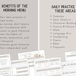 Fifth Grade Morning Menu Pages | No Prep Morning Work | Morning Time ...