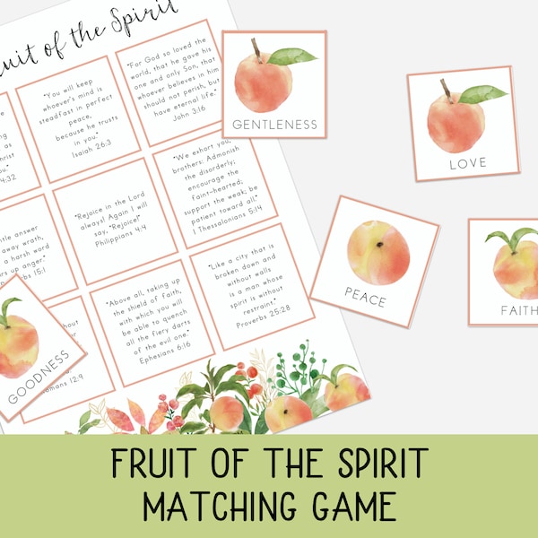 Fruit of the Spirit - Etsy