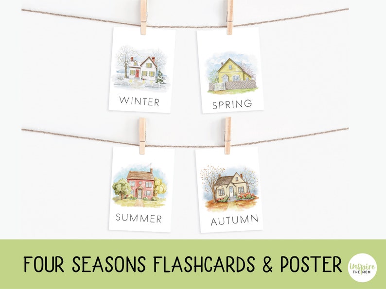 Four Seasons Unit Study | Seasons Activities for Kids | Science ...