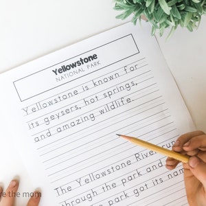 U.S. National Parks, Print Copywork, National Park Facts, Print ...