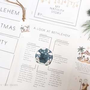 Nativity Unit Study, Nativity Activities, Prek-4th Grade, Christmas ...