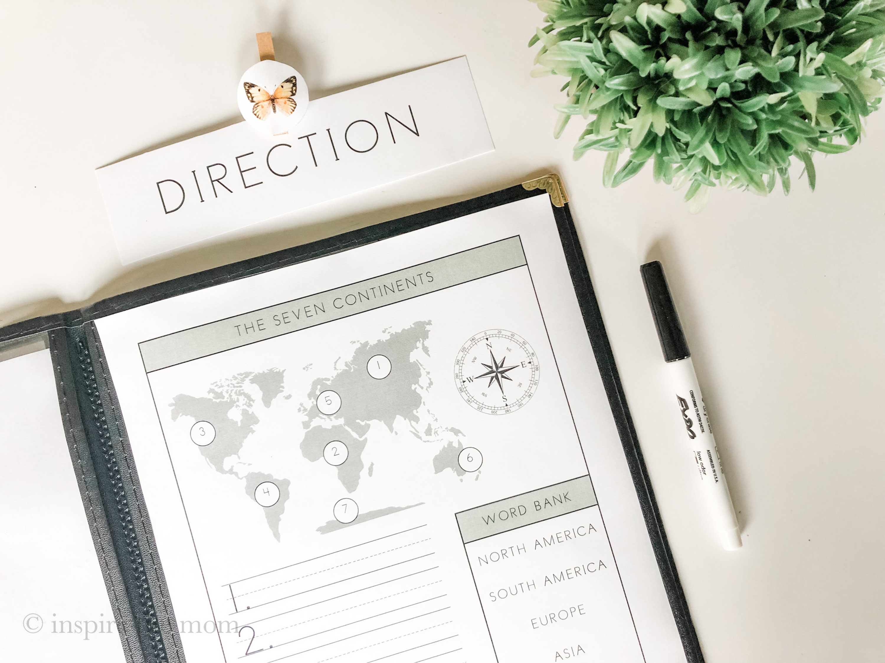 Morning Menu Pages for March, Homeschool Printable, Morning Time ...