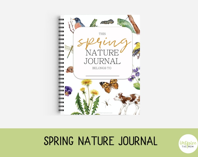 DIGITAL PDF Version - Nature Journal for Kids - 102 Pages - Printable ...