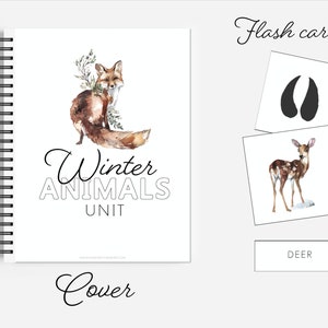 Winter Animals Unit, Nature Study, Homeschool Printable, Prek - 2nd ...