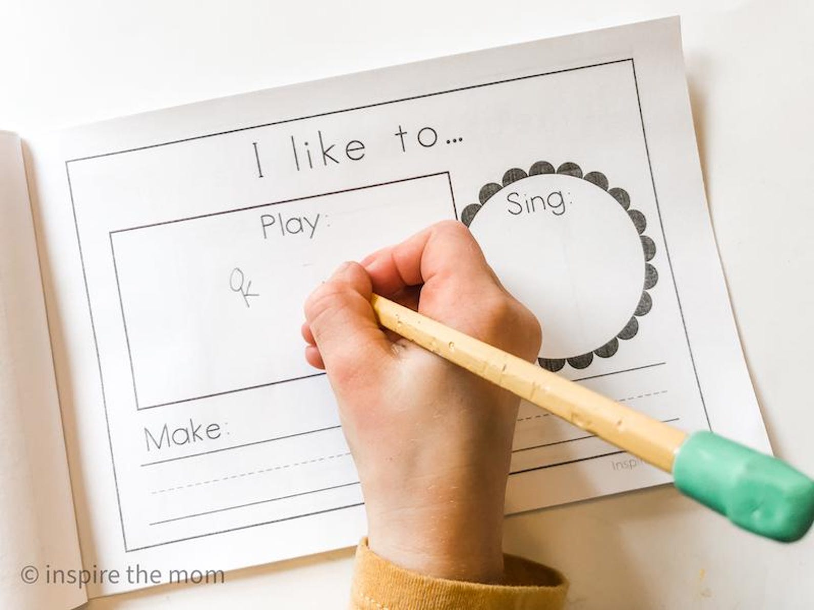 God Made Me Special | Christian Emergent Reader Printable | Half Page ...