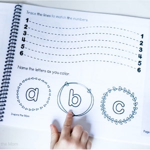 Preschool Prewriting Book 3 | Fine Motor Tracing Worksheets for Early ...