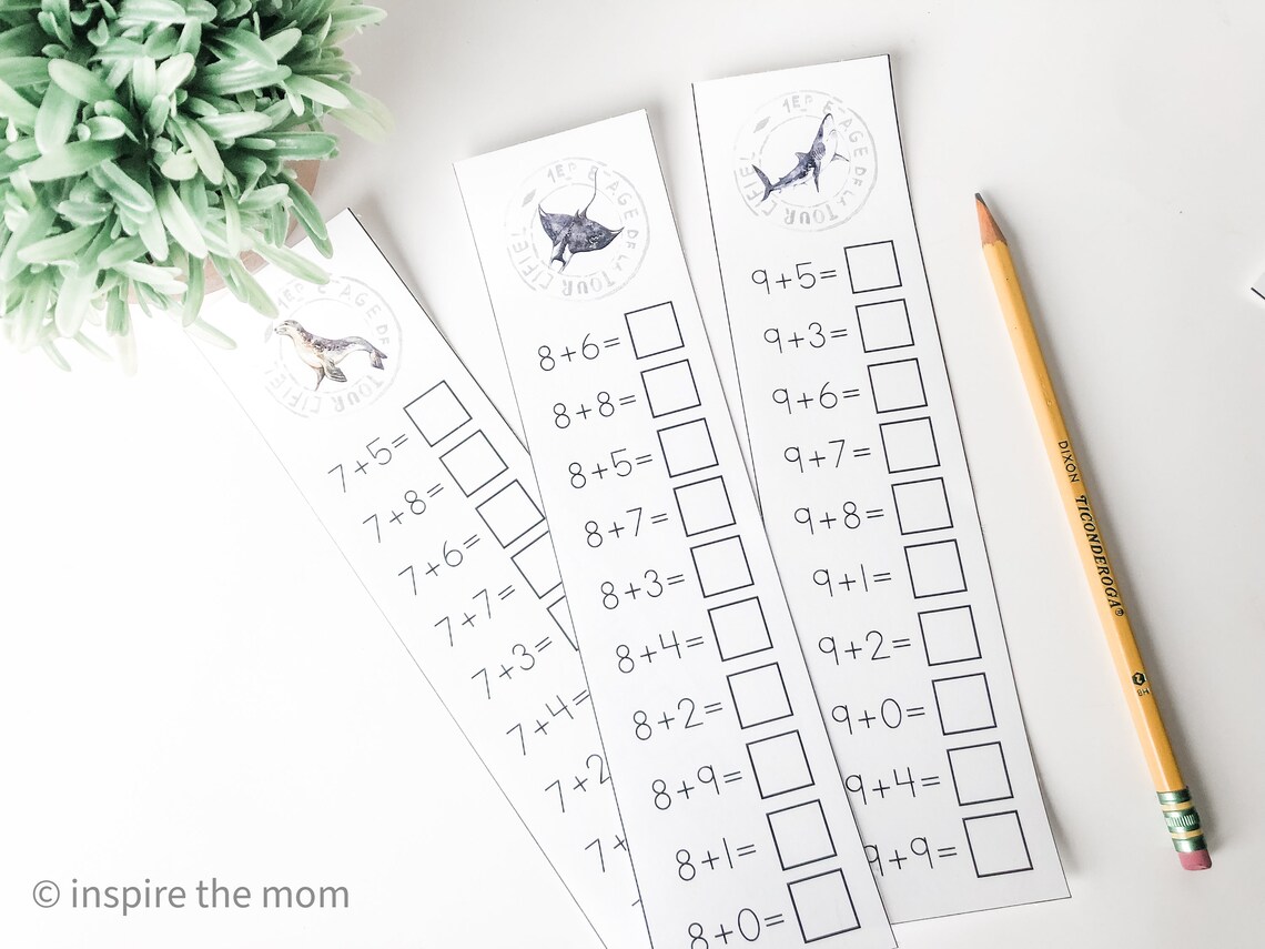 Ocean Animals Math Pack Prek-2nd Ocean Unit Math - Etsy