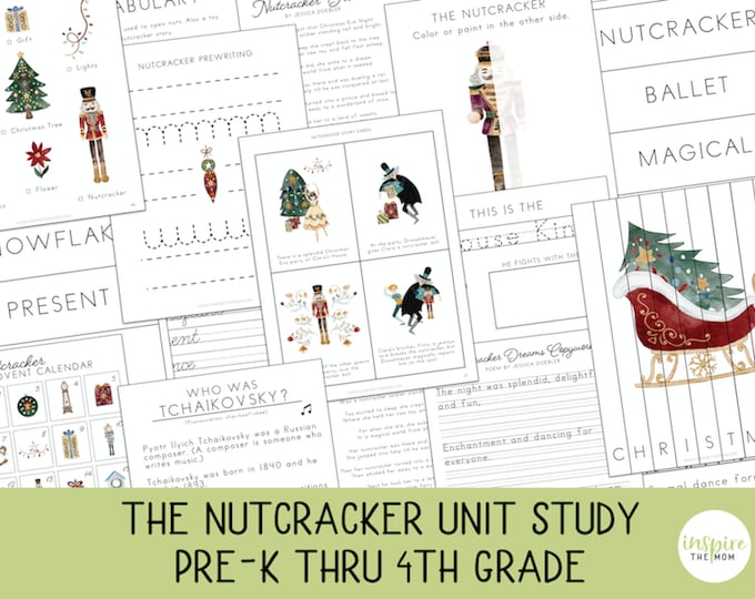 Nutcracker Ballet Unit Study - Etsy