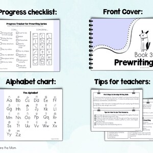 Preschool Prewriting Book 3 | Fine Motor Tracing Worksheets for Early ...