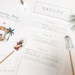 Nativity Unit Study, Nativity Activities, Prek-4th Grade, Christmas ...