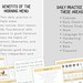 Morning Menu Pages for April, Homeschool Printable, Morning Time ...