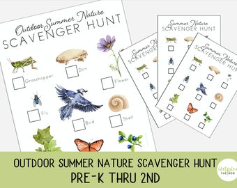 Nature Scavenger Hunt | Etsy