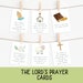 The Lord's Prayer Cards, the Lord's Prayer Printable, Kids Prayer Cards ...