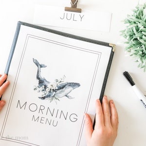 Morning Menu Pages for July | Morning Time Basket | Charlotte Mason ...