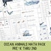 Ocean Animals Unit BUNDLE, Nature Study, Math, Language Arts ...