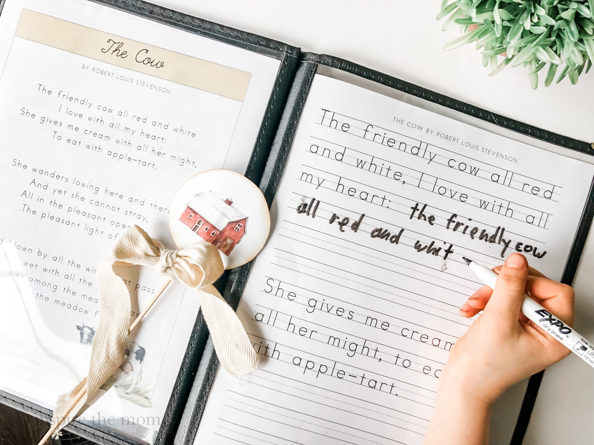 Morning Menu Pages for April, Homeschool Printable, Morning Time ...