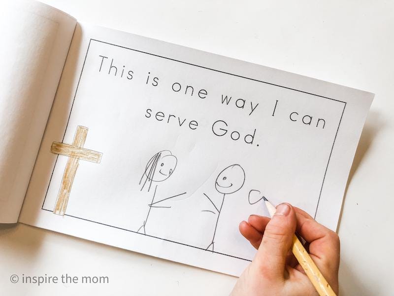 God Made Me Special | Christian Emergent Reader Printable | Half Page ...