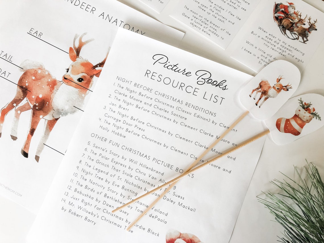 Twas the Night Before Christmas, Poetry-based Unit, Christmas Poem ...