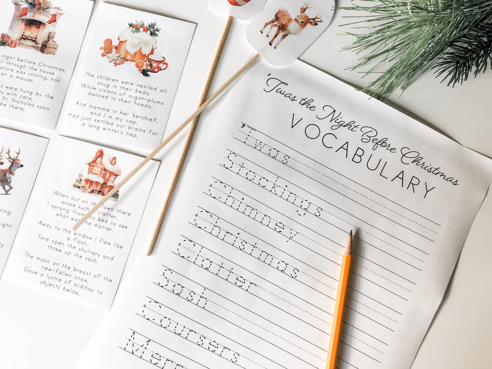 Twas the Night Before Christmas, Poetry-based Unit, Christmas Poem ...