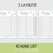 Reading List, Reading Record Tracking Sheet, Homeschool Printable ...