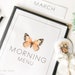 Morning Menu Pages for March, Homeschool Printable, Morning Time ...