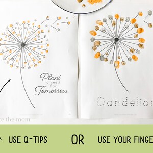 Dandelion Craft Template, Dandelion Wish, Preschool Craft, Montessori ...