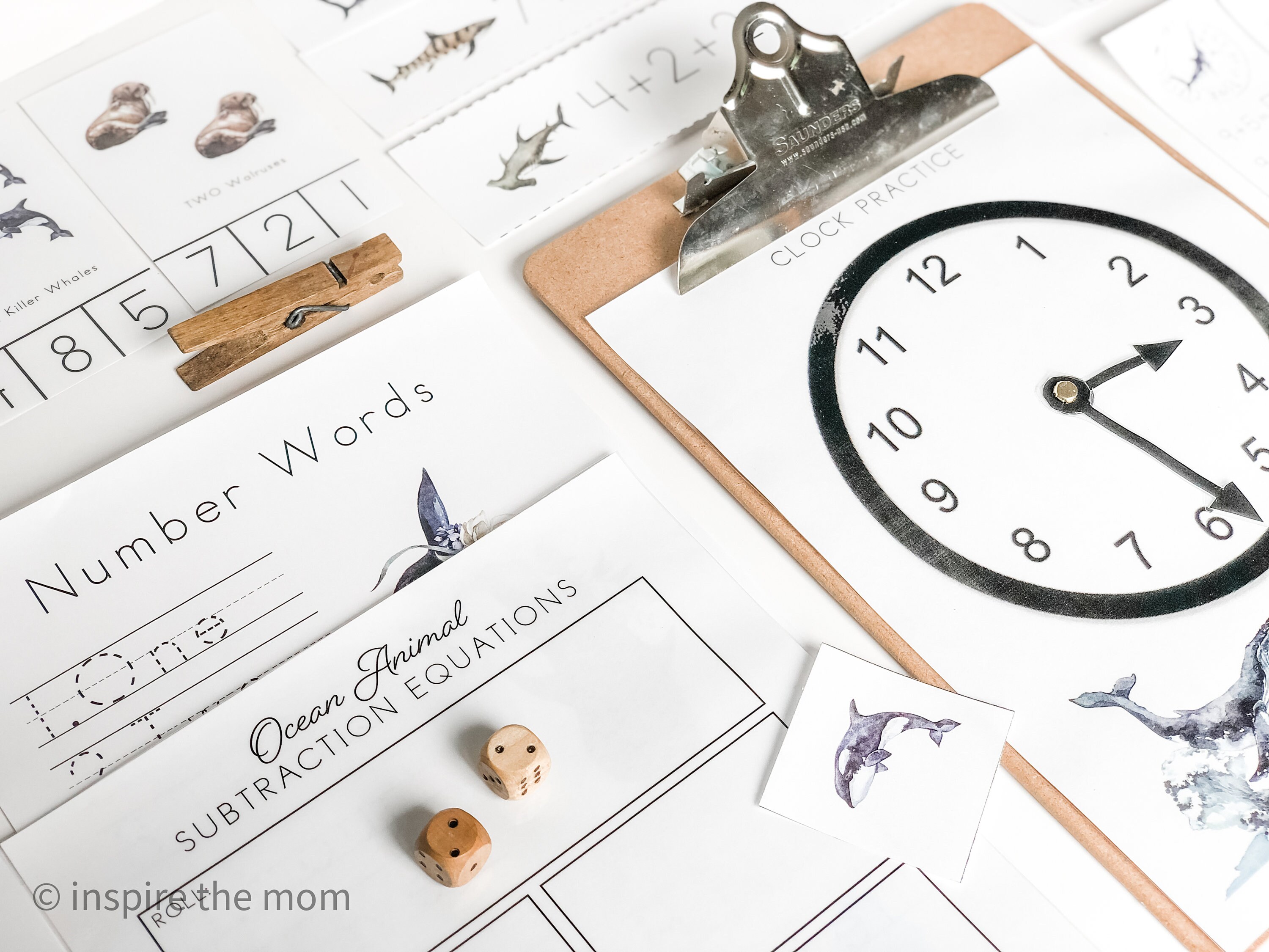 Ocean Animals Unit BUNDLE Nature Study Math Language Arts - Etsy