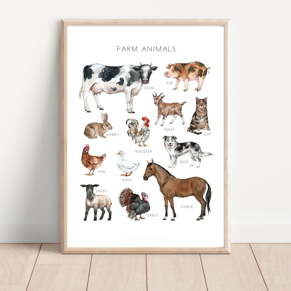 Farm Animal Decor - Etsy