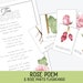 Parts of a Rose Unit Study | Printable Pack | Rose Anatomy Worksheets ...