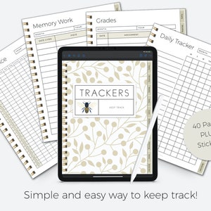 Honey and Lemon Homeschool Digital Planner, Undated Digital Planner ...