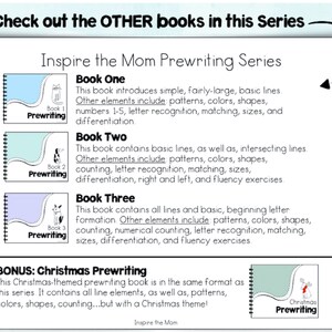 Christmas Preschool Prewriting Book, Christmas Prewriting Activities ...