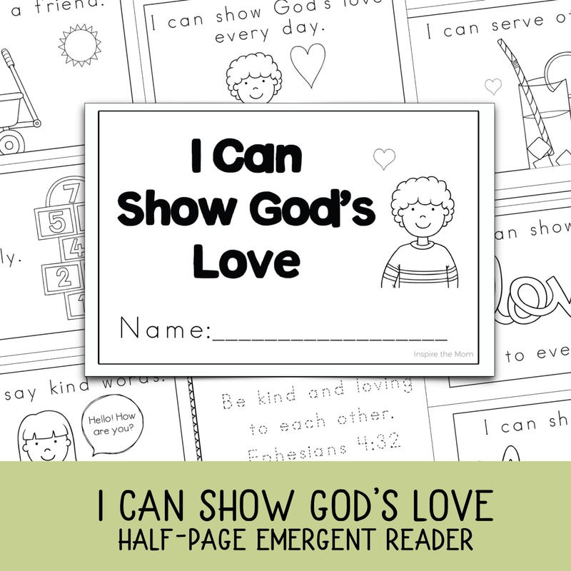 God Love Preschool Craft - Etsy