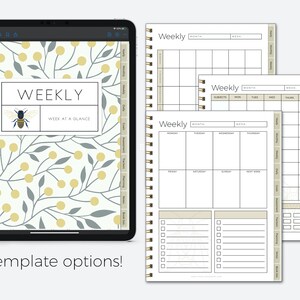 Honey and Lemon Homeschool Digital Planner, Undated Digital Planner ...