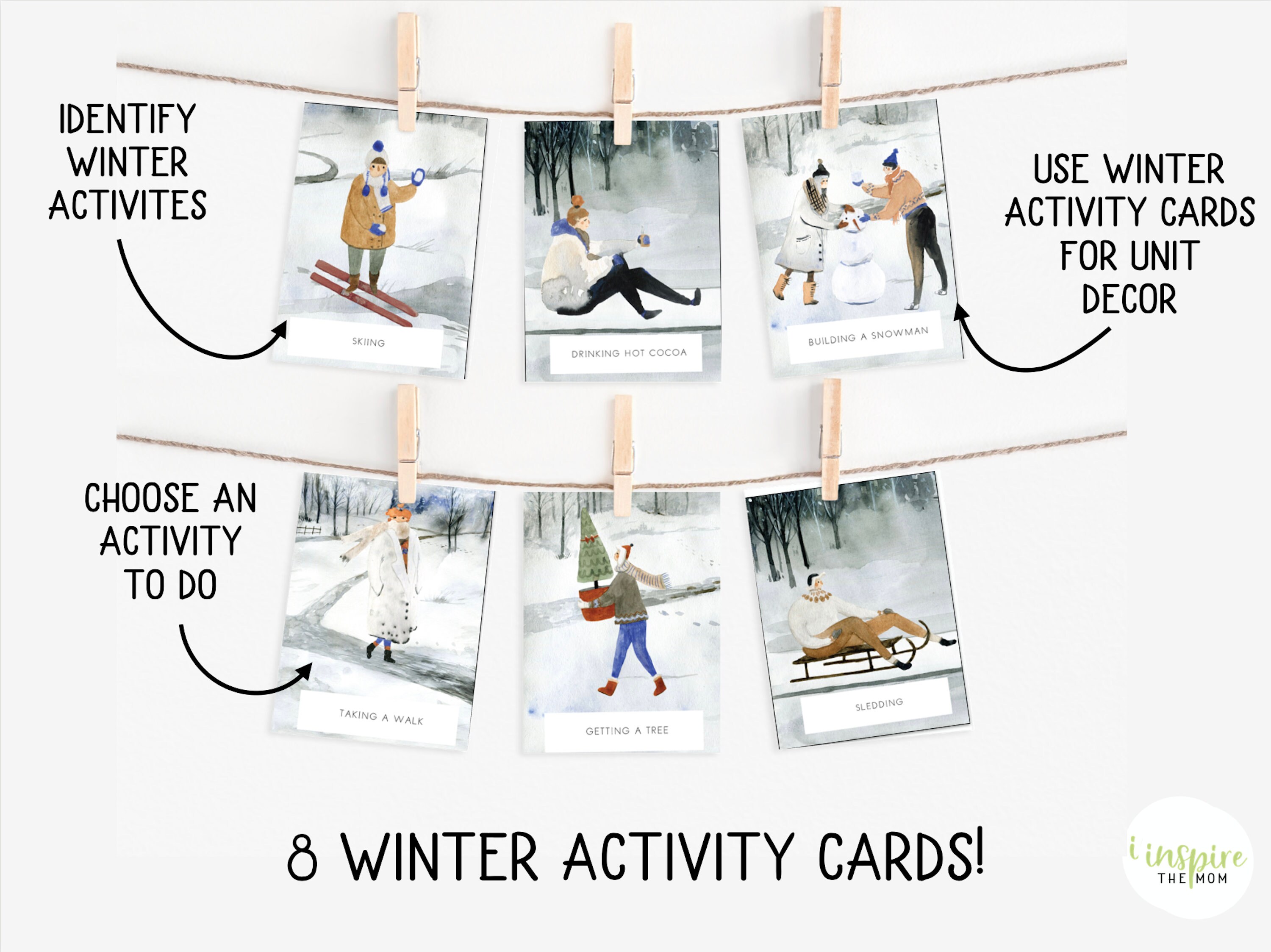 Winter Unit Study, Four Seasons Activity, Prek-3rd Grade, Charlotte ...