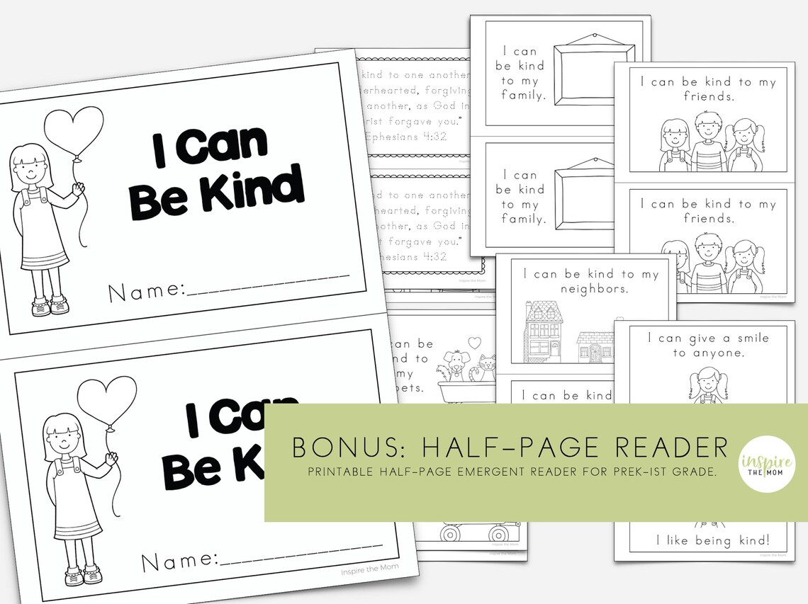 Kindness Character Trait Unit Study for Kids | Prek–4th Grade ...